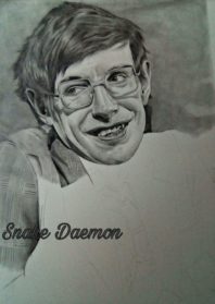 Stephen Hawking Drawing - Drawing Skill