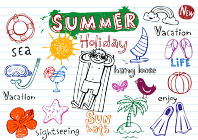 Summer holiday - Drawing Skill