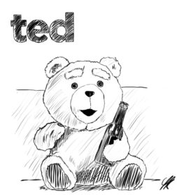Ted Drawing Pic - Drawing Skill