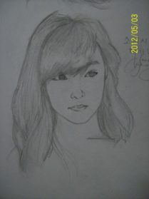 Tiffany Drawing Beautiful Art - Drawing Skill