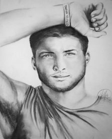 Tim Tebow Drawing Best - Drawing Skill