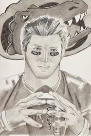 Tim Tebow Drawing Pic - Drawing Skill