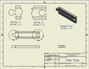 Train Engineering Drawing Pics - Drawing Skill