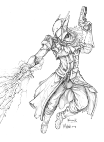 Warlock Drawing Photo - Drawing Skill