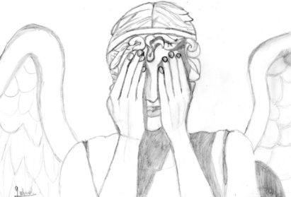 Weeping Angel Art Drawing - Drawing Skill