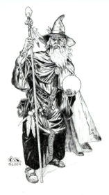 Wizard Drawing Picture - Drawing Skill