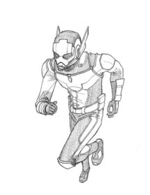 Ant-Man Paul Rudd Drawing Art - Drawing Skill