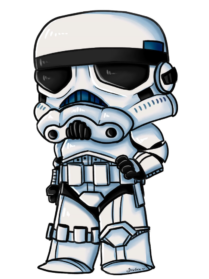 Chibi Stormtrooper Drawing Picture - Drawing Skill