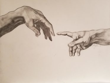 Creation of Adam Art Drawing - Drawing Skill
