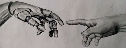 Creation of Adam Drawing Art - Drawing Skill