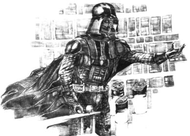 Dark Side Drawing Beautiful Image - Drawing Skill