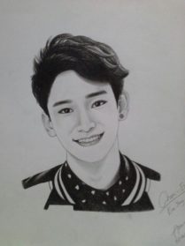 EXO Drawing Sketch - Drawing Skill