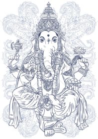Hindu God Drawing Sketch - Drawing Skill