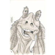 Jar Jar Binks Drawing Best - Drawing Skill