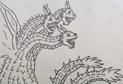 King Ghidorah Drawing Images - Drawing Skill