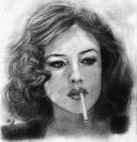 Monica Bellucci Drawing Photo - Drawing Skill