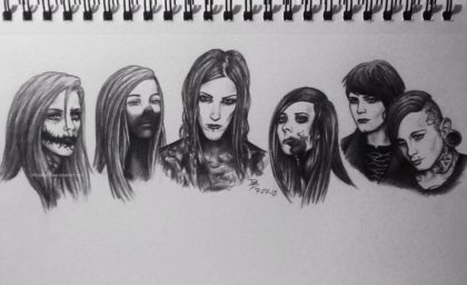 Motionless In White Drawing - Drawing Skill