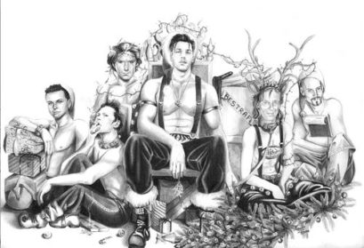 Rammstein Band Drawing - Drawing Skill