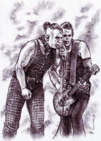 Rammstein Band Drawing Pics - Drawing Skill