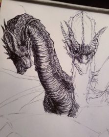 Rodan Drawing Pic - Drawing Skill
