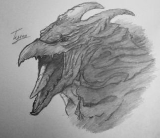 Rodan Drawing Sketch - Drawing Skill