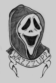 Scream Drawing Image - Drawing Skill