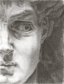 The Statue of David Drawing Beautiful Image - Drawing Skill