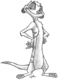 Timon Art Drawing - Drawing Skill