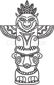 Totem Drawing Image - Drawing Skill