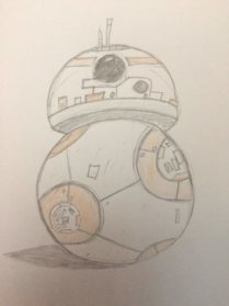BB-8 Drawing - Drawing Skill