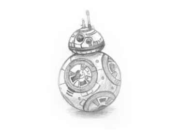 BB-8 Drawing Pic - Drawing Skill