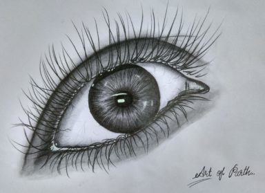 Beautiful Eye Sketch Drawing - Drawing Skill