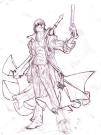 Devil May Cry Drawing Amazing - Drawing Skill
