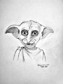 Dobby The House Elf Drawing Art - Drawing Skill
