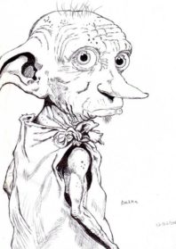 Dobby The House Elf Drawing Image - Drawing Skill