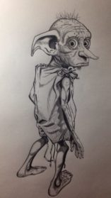 Dobby The House Elf Drawing Pics - Drawing Skill