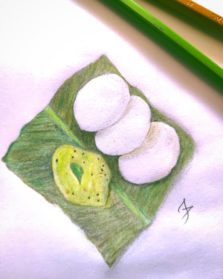 Indian Food Idli Drawing - Drawing Skill