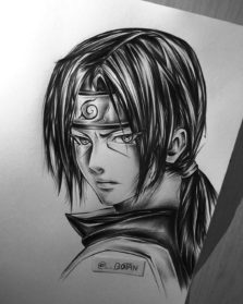 Itachi Uchiha Angry Drawing - Drawing Skill