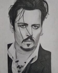 Johnny Depp Sketch Drawing - Drawing Skill