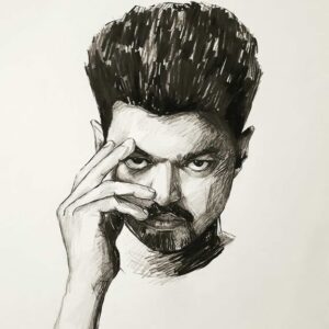 Portrait Sketch Drawing Amazing - Drawing Skill