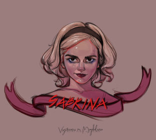 Sabrina Drawing Image - Drawing Skill