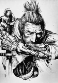 Sekiro Shadows Die Twice Drawing Beautiful Image - Drawing Skill
