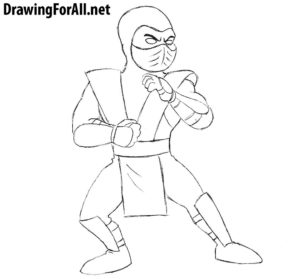 Sub Zero Drawing Image - Drawing Skill
