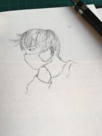 V BTS Drawing Amazing - Drawing Skill