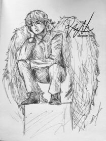 V BTS Drawing Image - Drawing Skill