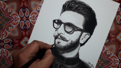 Actor Drawing Beautiful Art - Drawing Skill