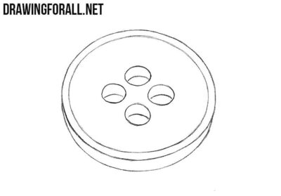 Button Drawing Realistic - Drawing Skill