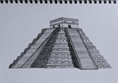 Chichen Itza Drawing Best - Drawing Skill
