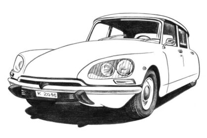 Citroen Drawing Creative Art - Drawing Skill