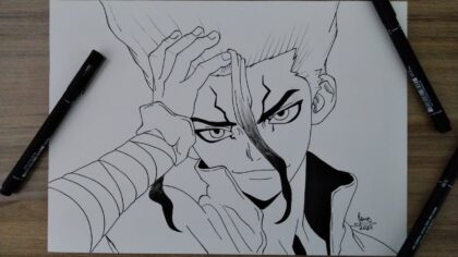 Dr. Stone Drawing Amazing - Drawing Skill